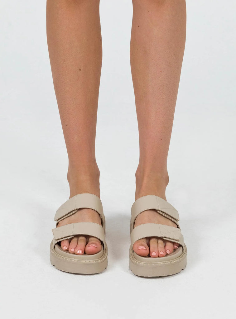 Morrison Sandals Cream | Princess Polly AU
