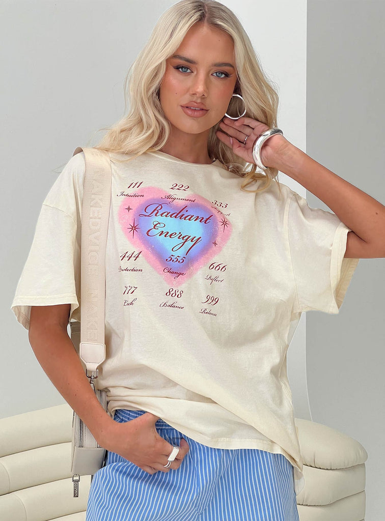 Angels From Above Tee White | Princess Polly AU