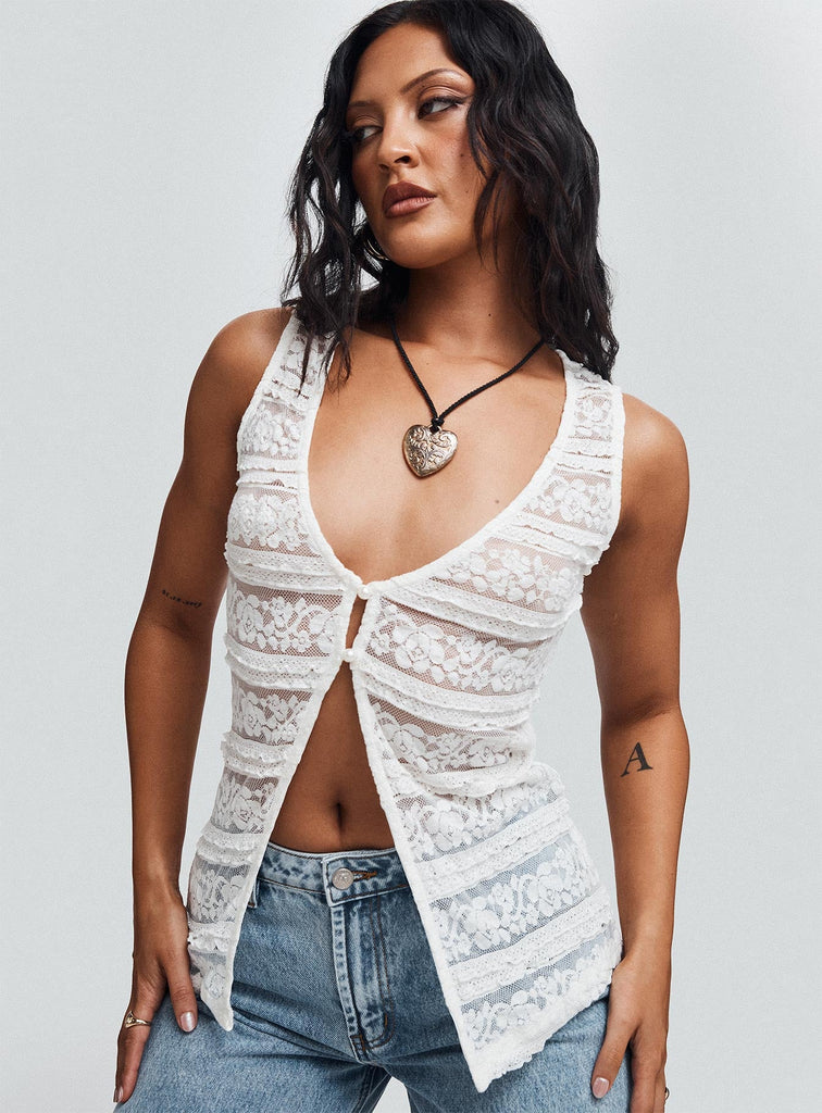 New Romantics Top White | Princess Polly AU