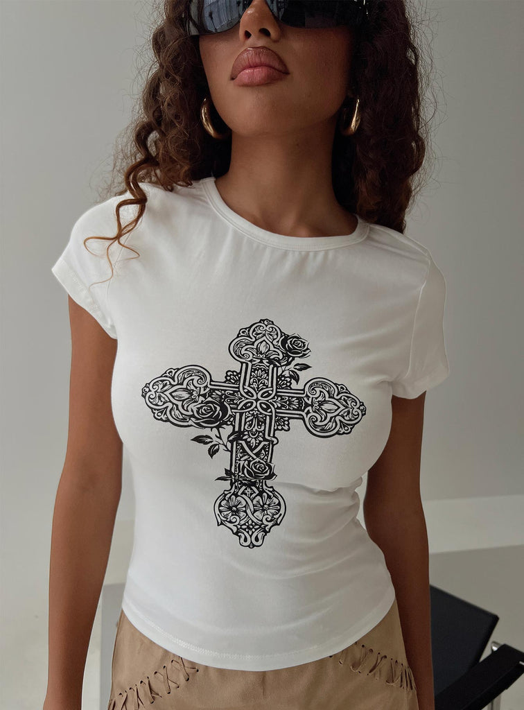 Sylva Top White | Princess Polly AU