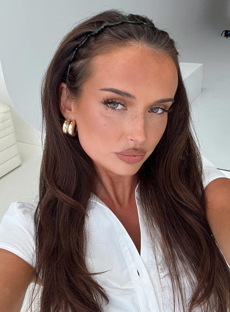 Demie Headband Black | Princess Polly