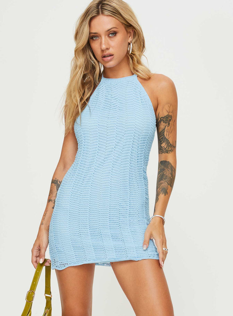 Talinga Mini Dress Blue | Princess Polly AU
