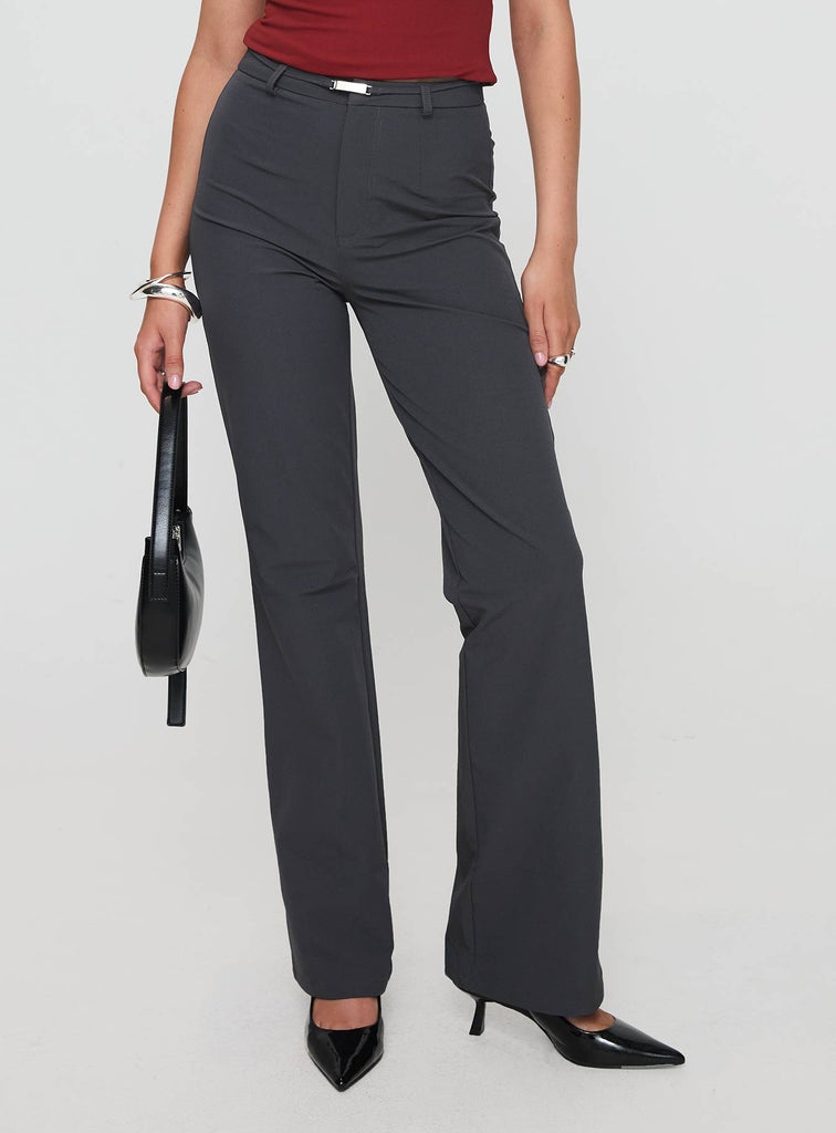 Flounce Pants Slate Grey | Princess Polly AU