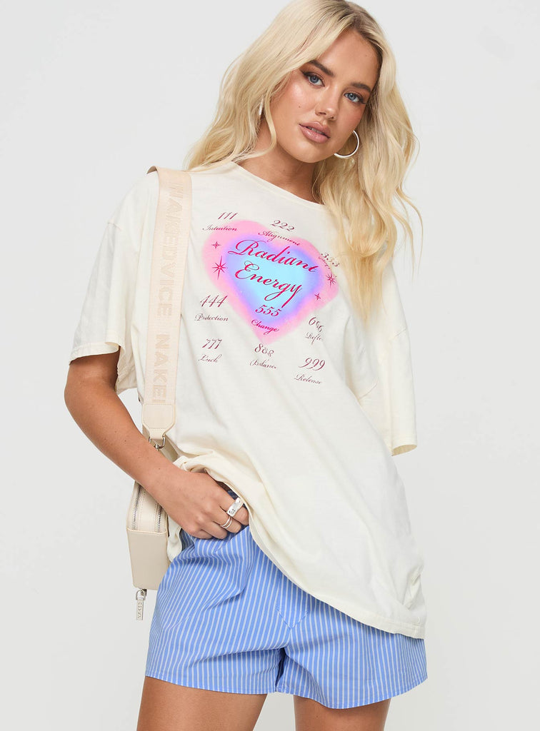 Angels From Above Tee White | Princess Polly AU