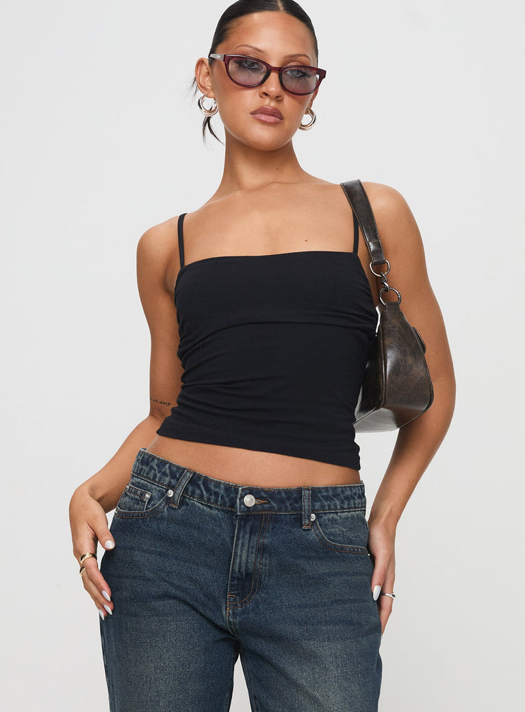 Race My Mind Top Black | Princess Polly AU