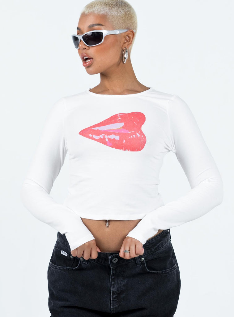 Pucker Up Top Ivory | Princess Polly