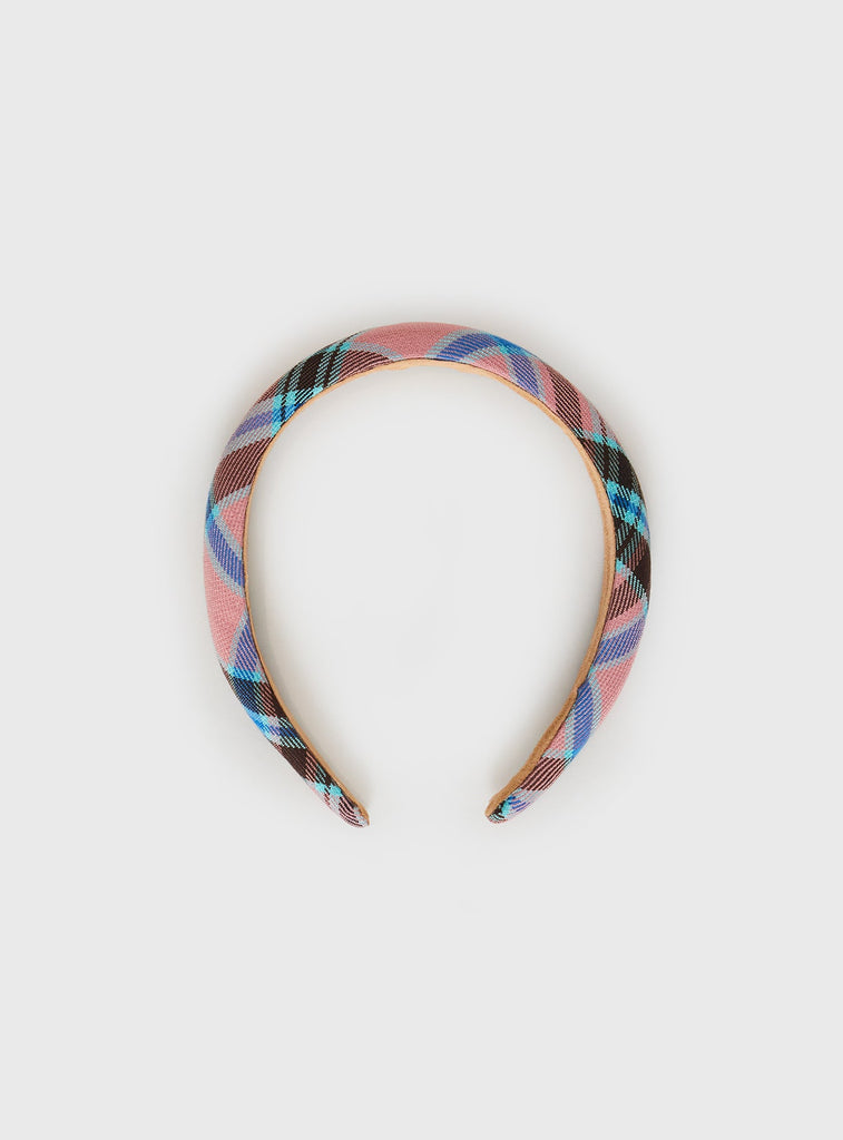 Ryatt Checker Headband Multi | Princess Polly AU