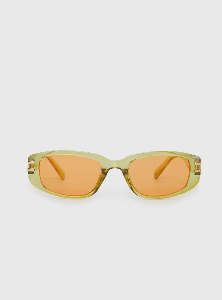 Brunz Sunglasses Green | Princess Polly