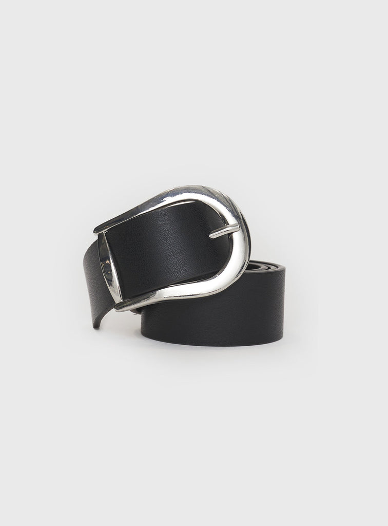 Breslin Belt Black / Silver | Princess Polly AU