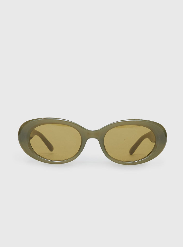 Full Of Wonder Sunglasses Olive | Princess Polly AU