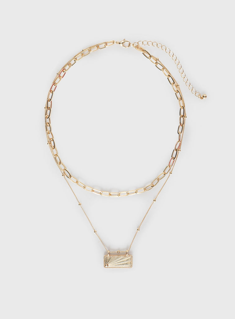 Team Layered Necklace Pack Gold | Princess Polly AU
