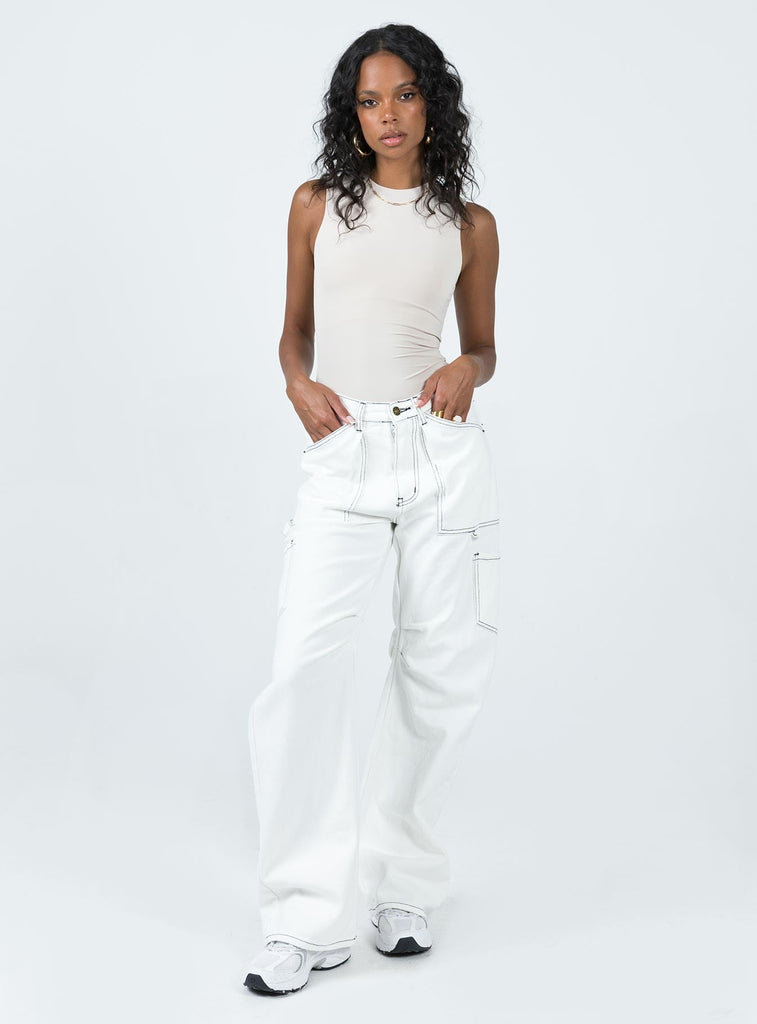 Fischer Bodysuit Bone | Princess Polly AU