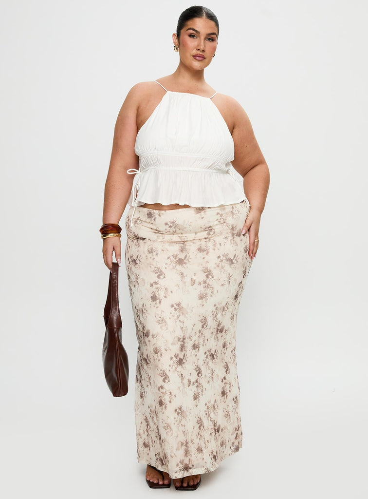 Rozier Top White Curve | Princess Polly