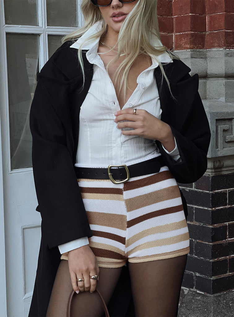 Inferno Longline Coat Black | Princess Polly AU