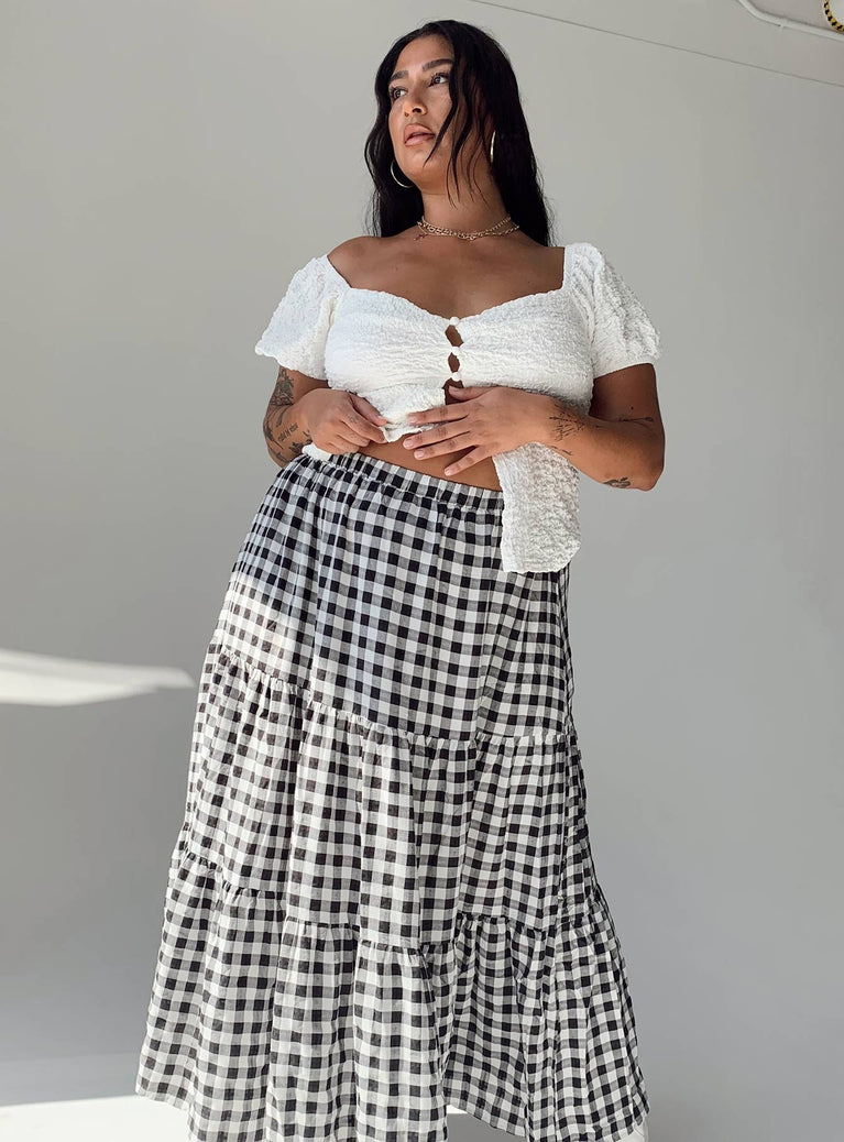 Patrea Top White Curve | Princess Polly AU