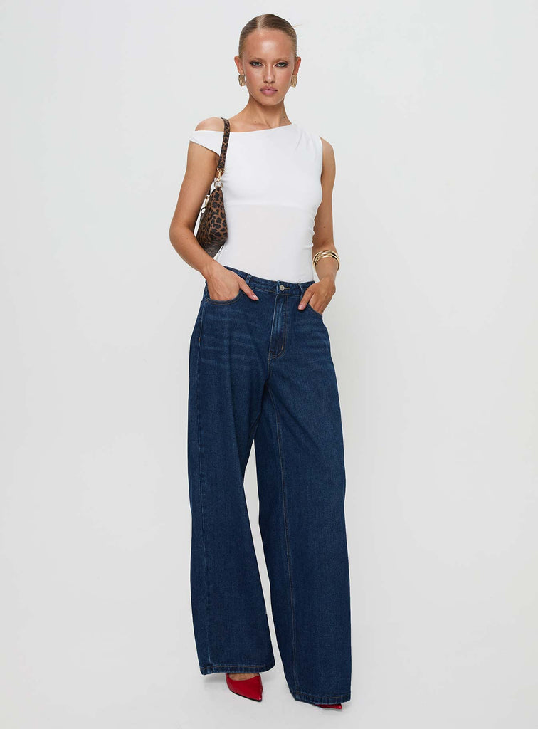 Miyako Bodysuit White | Princess Polly AU