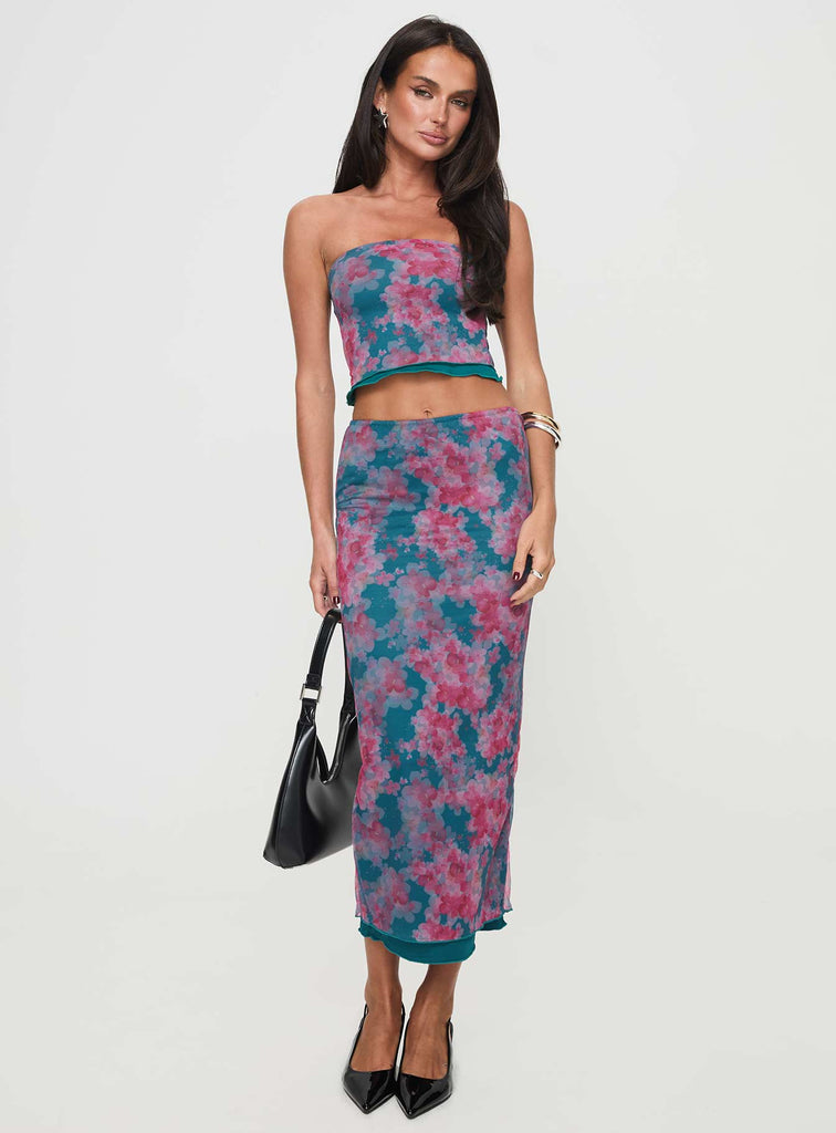 Dream Weaver Set Blue / Pink Floral | Princess Polly AU