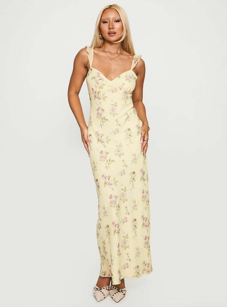 Xaverie Maxi Dress Floral | Princess Polly