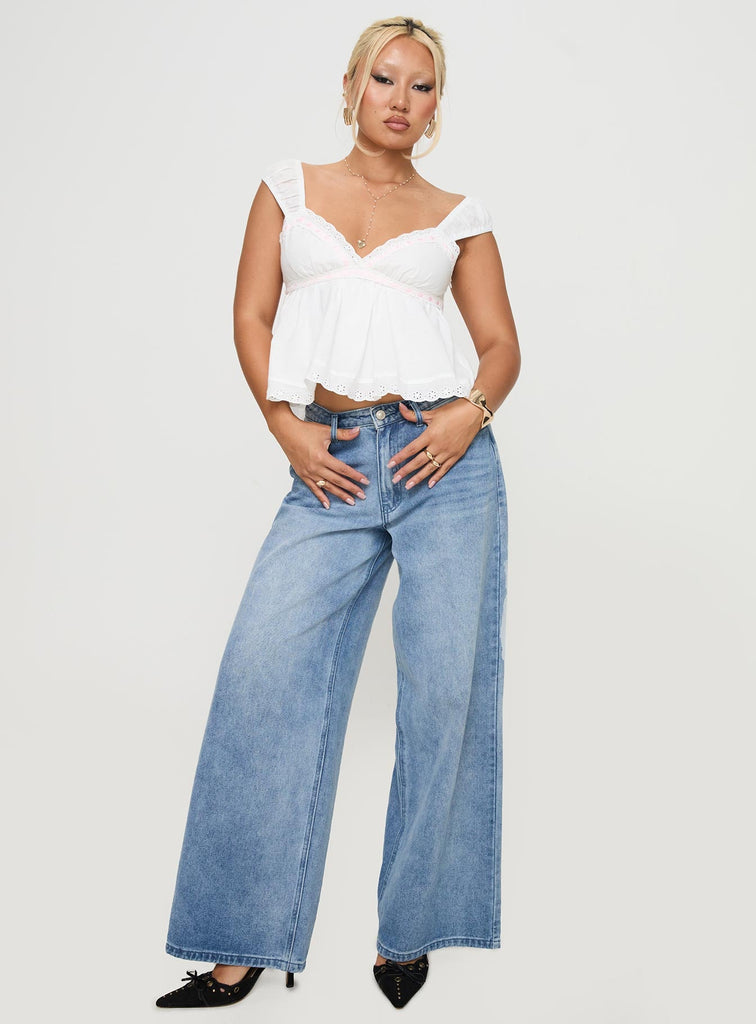 Joycie Top White | Princess Polly AU