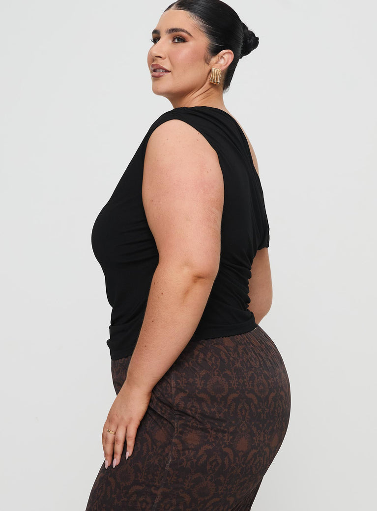 Beller Top Black Curve | Princess Polly AU