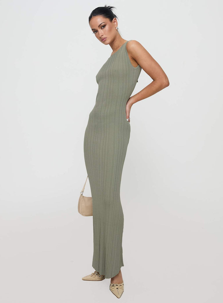 Mayok Maxi Dress Sage | Princess Polly AU