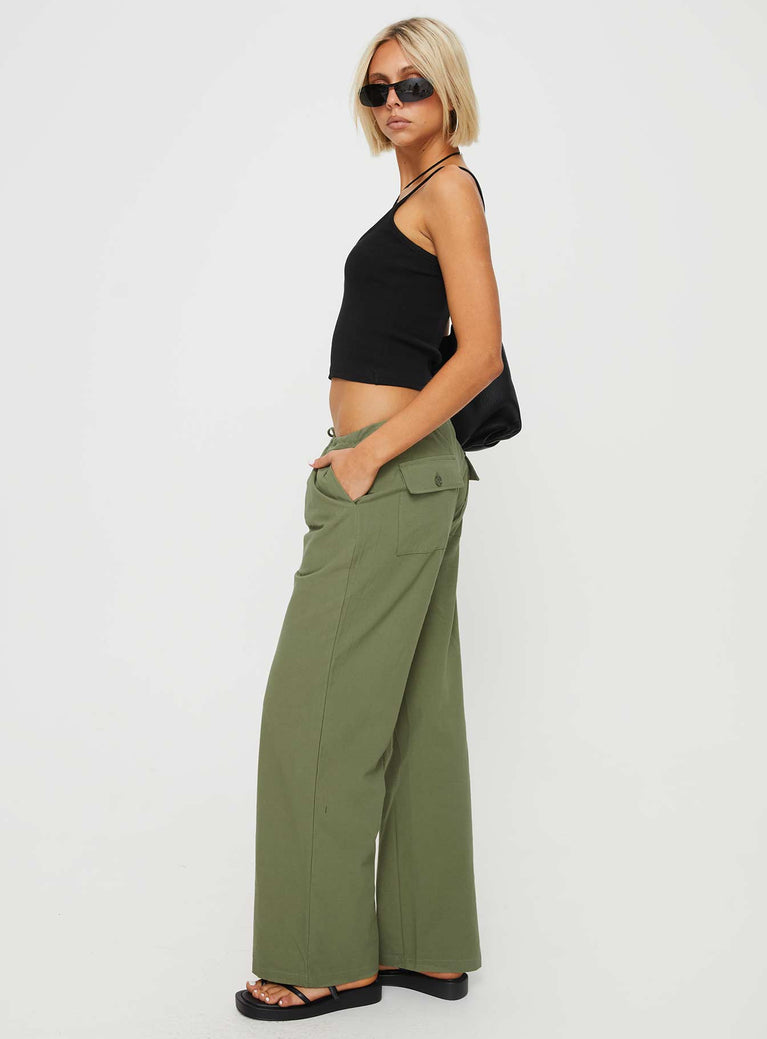 Nalinee Pants Olive | Princess Polly AU