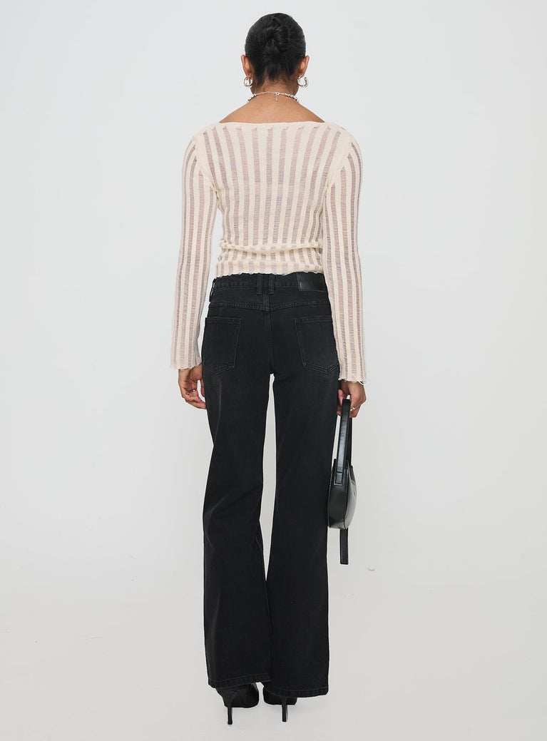 Inverness Jeans Washed Black | Princess Polly AU