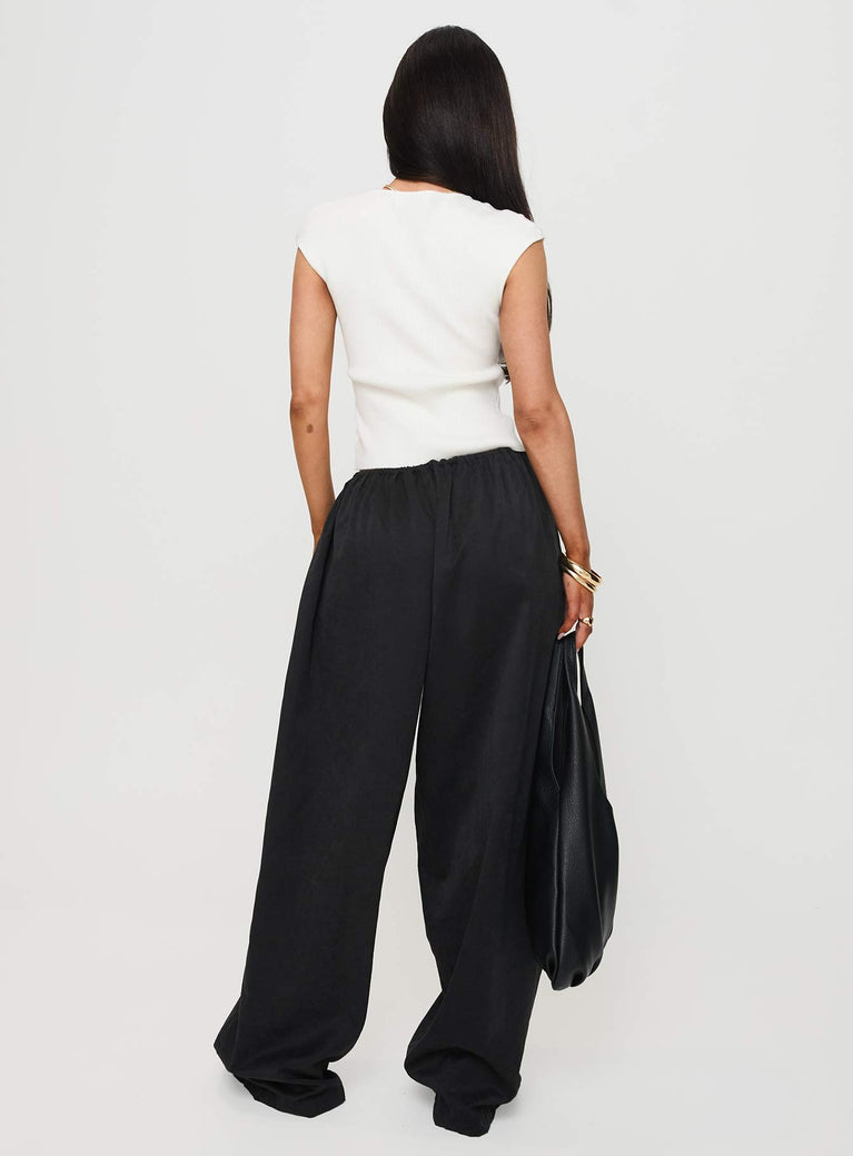 Harbour Pant Black | Princess Polly AU