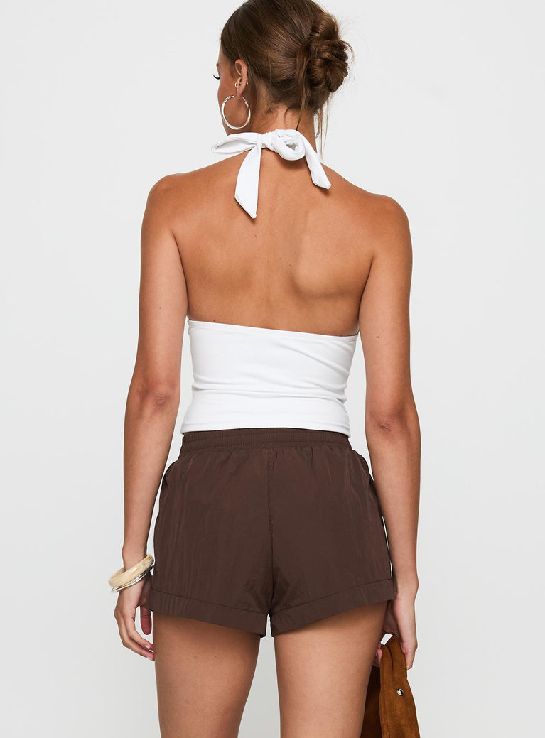 Borderline Track Short Brown / Blue