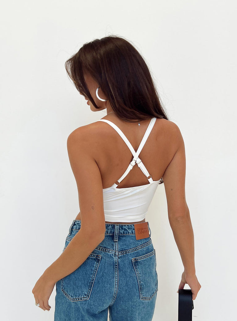 Barrow Top White | Princess Polly AU