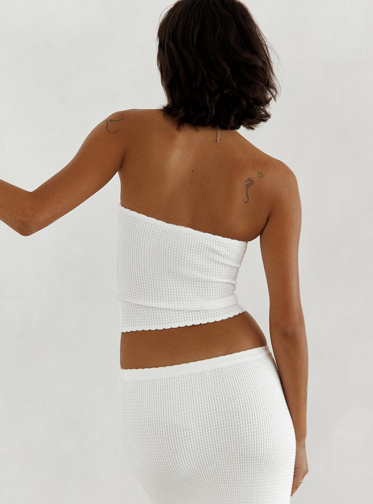 Huckle Tube Top White | Princess Polly AU