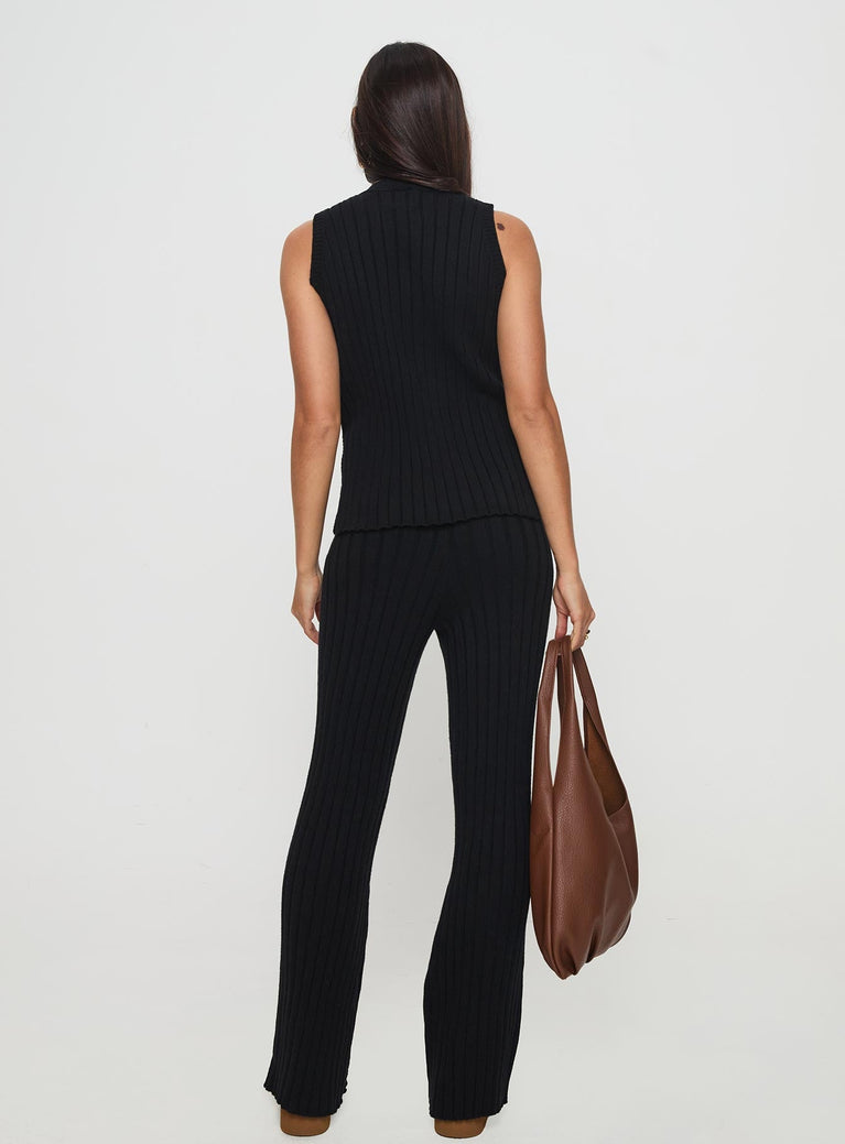 Stasia Knit Set Black | Princess Polly AU