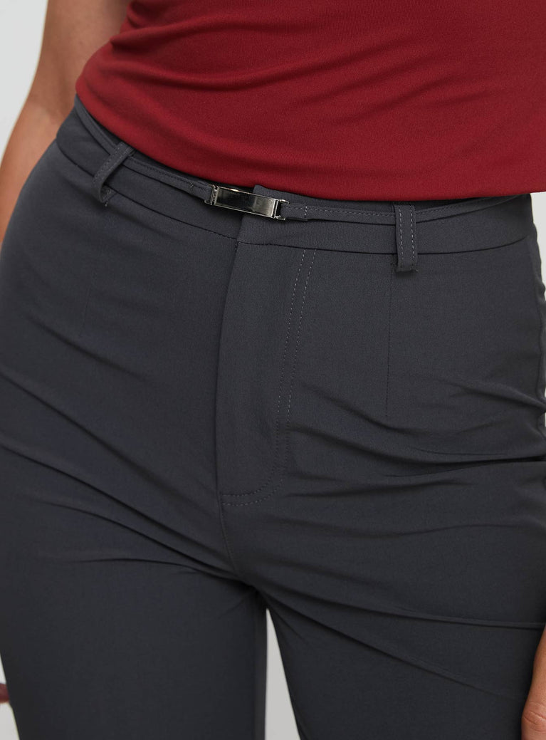 Flounce Pants Slate Grey | Princess Polly AU