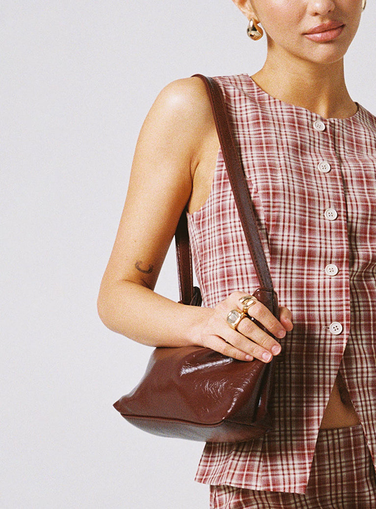 Miemie Shoulder Bag Brown | Princess Polly AU