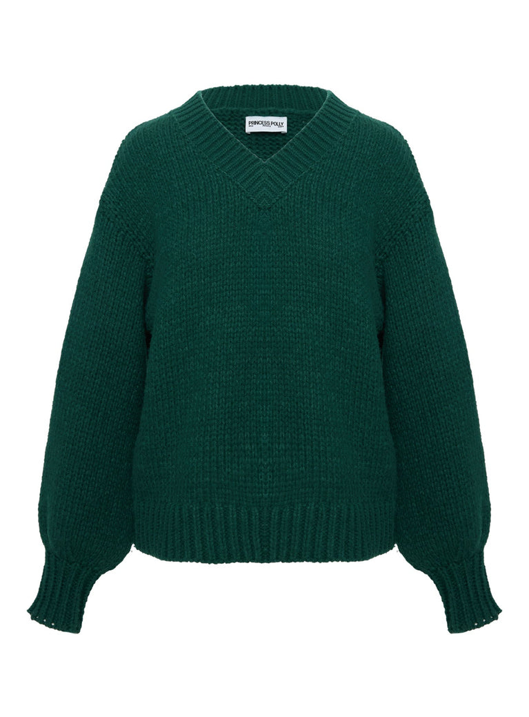 Soloman Sweater Green | Princess Polly AU