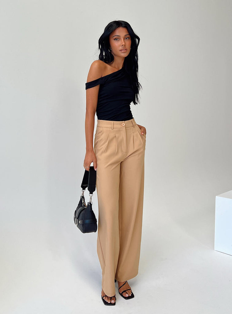Archer Pants Camel | Princess Polly AU