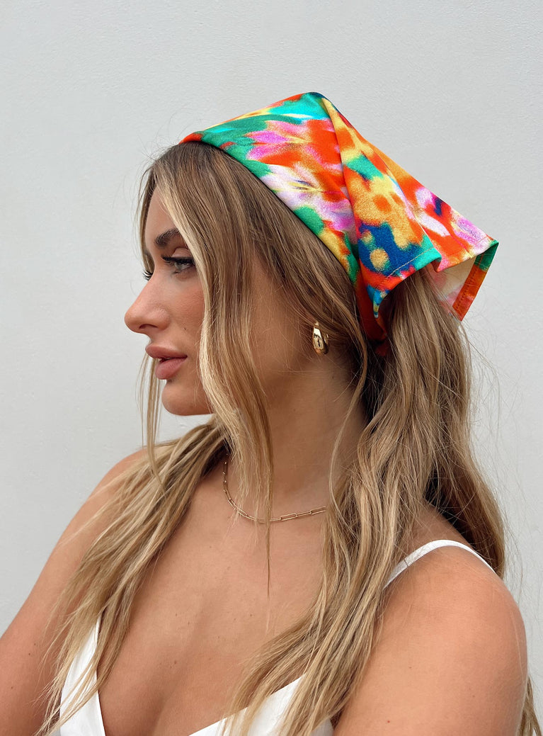 Avani Hair Scarf Floral Multi | Princess Polly AU