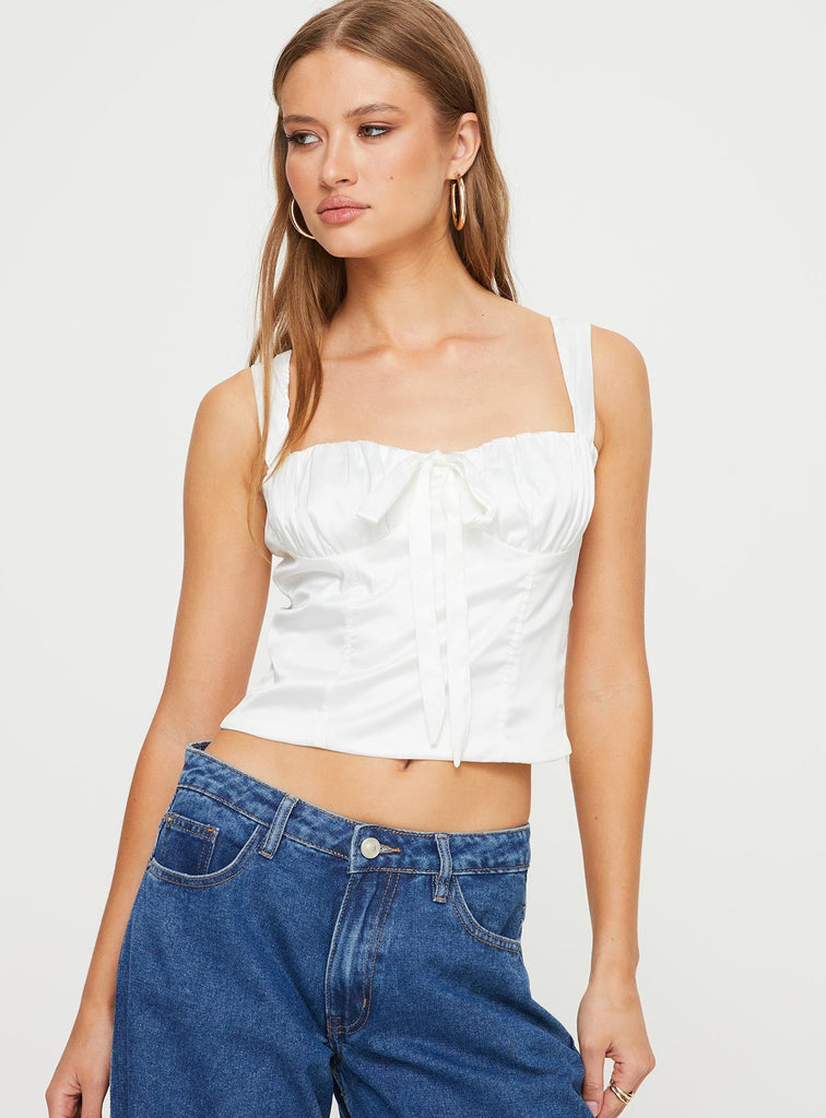 Armaya Top White | Princess Polly AU