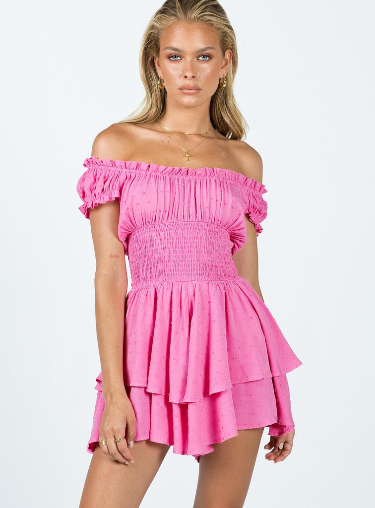 The Love Galore Playsuit Pink | Princess Polly AU