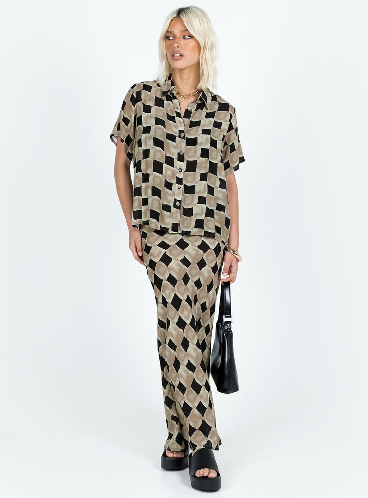 Bekka Set Brown / Black | Princess Polly AU