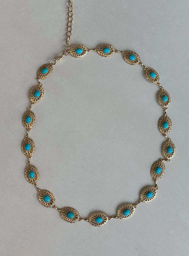 Rameka Chain Belt Gold | Princess Polly AU