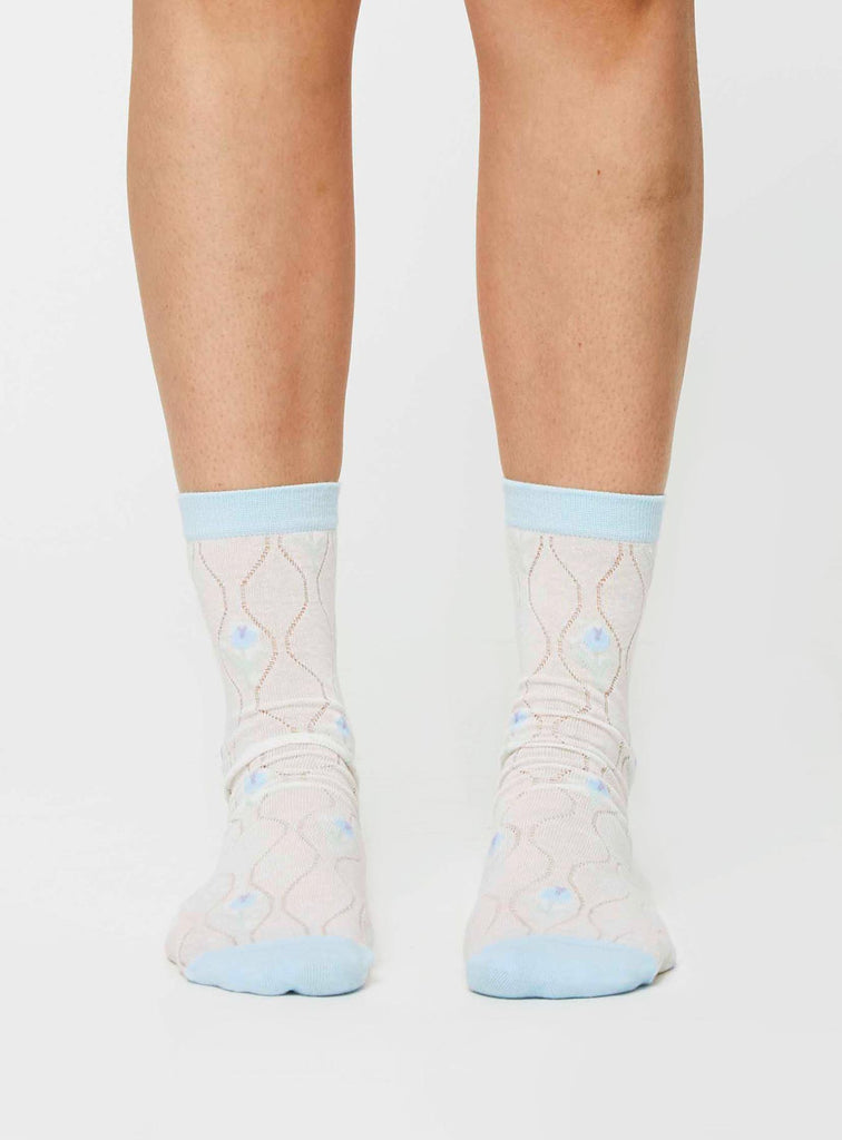 Lorah Socks White | Princess Polly AU