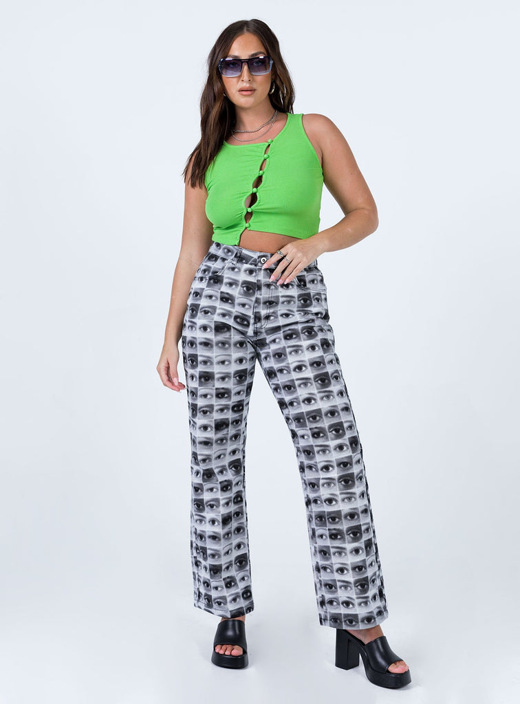 Tamia Top Green | Princess Polly AU