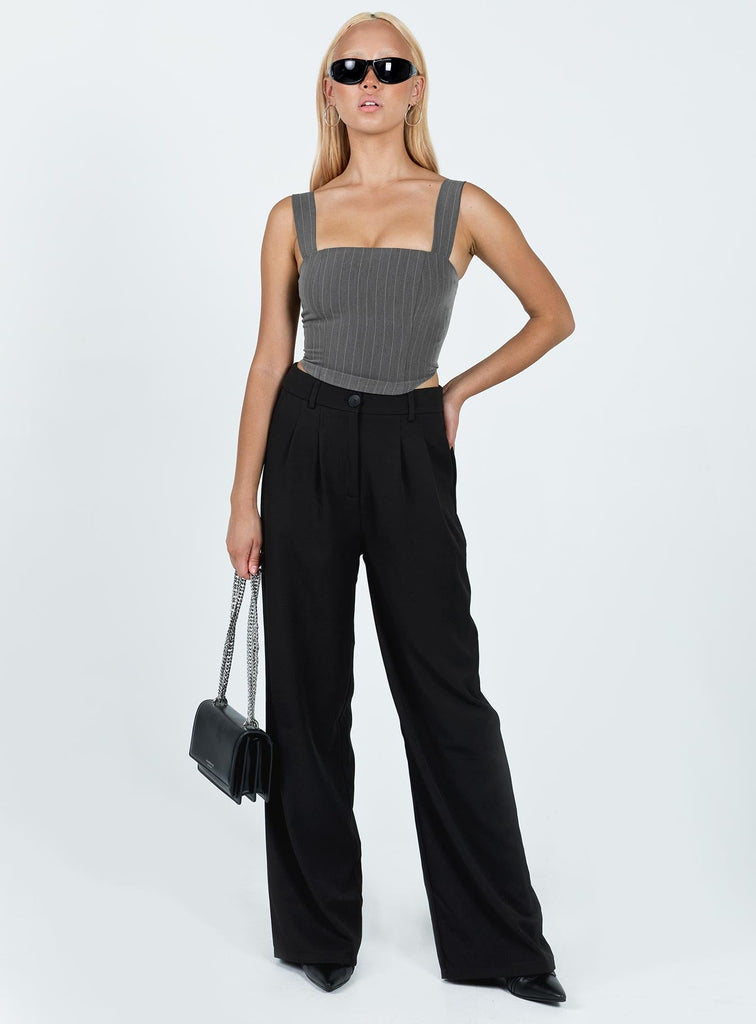 Morgana Top Grey | Princess Polly AU