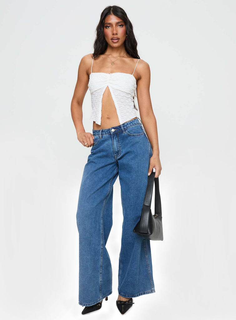 Bengam Top White | Princess Polly AU