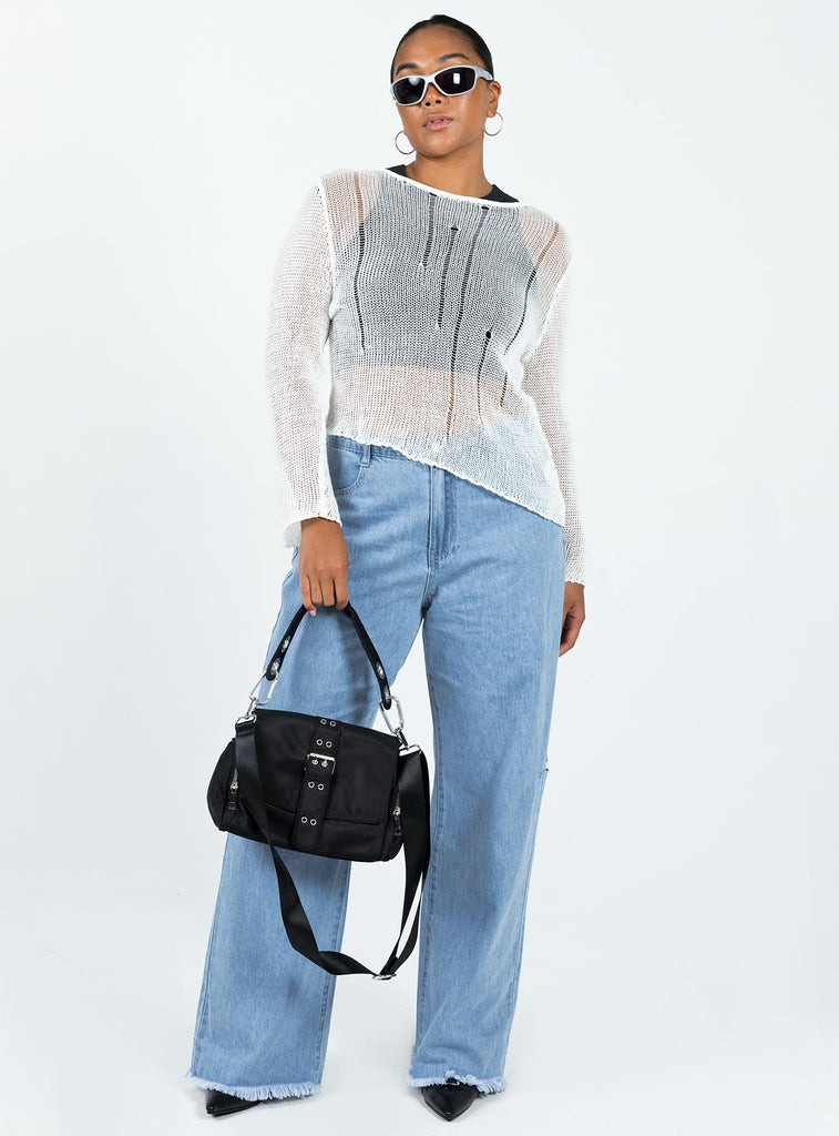 Sweeney Sweater White | Princess Polly AU