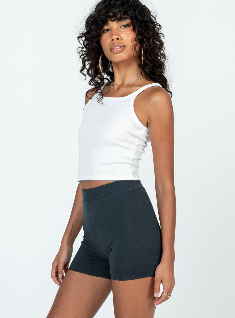 Ivy Bike Shorts Grey | Princess Polly AU