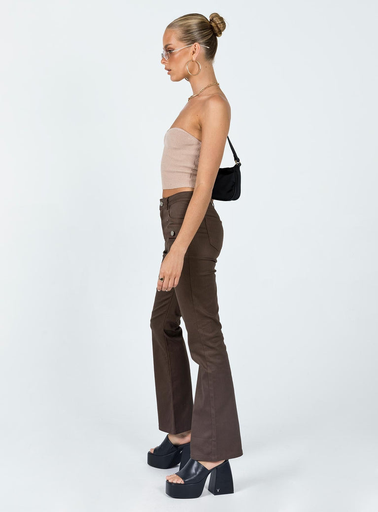 Neiko Pants Brown | Princess Polly AU