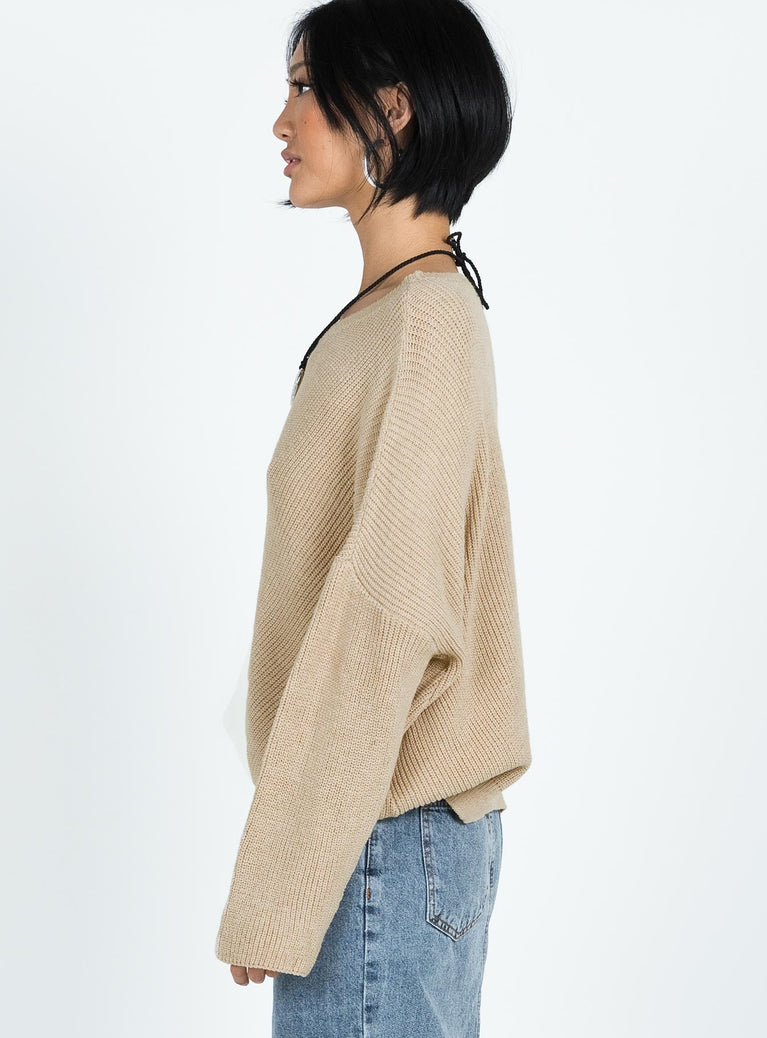 Eames Sweater Dark Tan