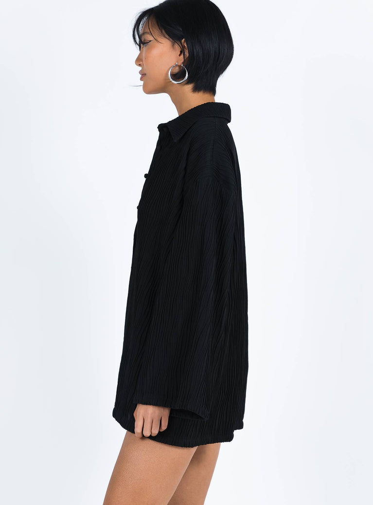 Dimitry Playsuit Black | Princess Polly AU